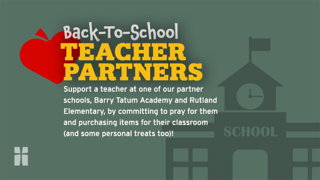 Back To School Teacher Partners | Providence Church